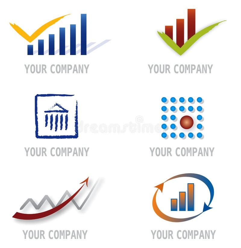 Ensemble De Graphismes Pour La Conception De Logo Illustration de ...