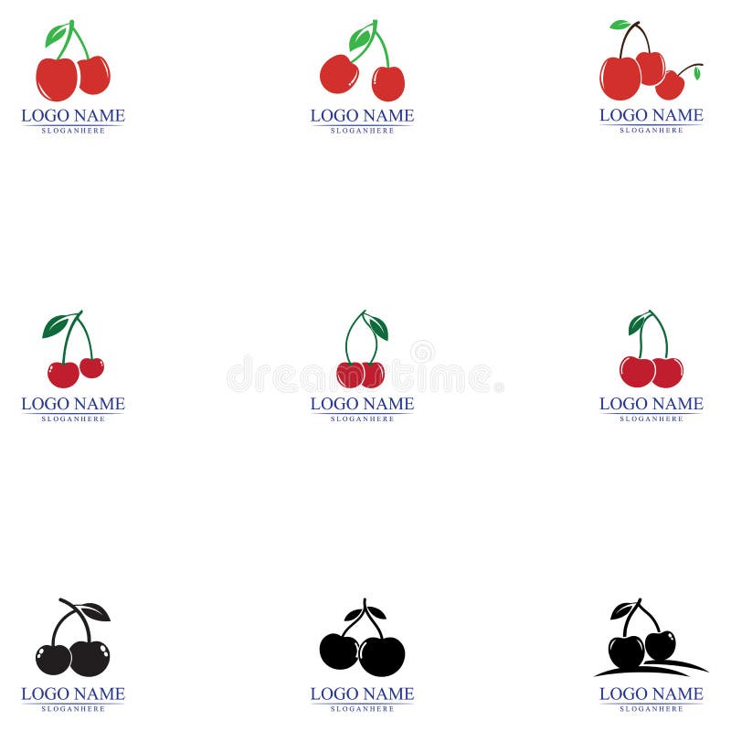 Logo De Cerise Stock Illustrations, Vecteurs, & Clipart – (16,304 Stock ...