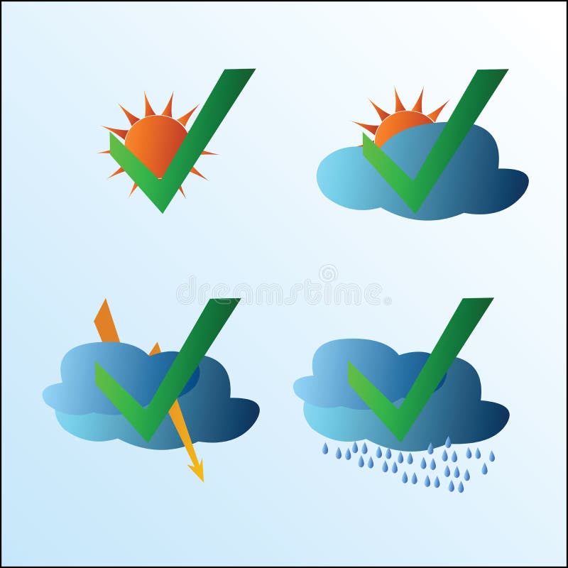 Ensemble De Symbole De Temps Illustration de Vecteur - Illustration du ...