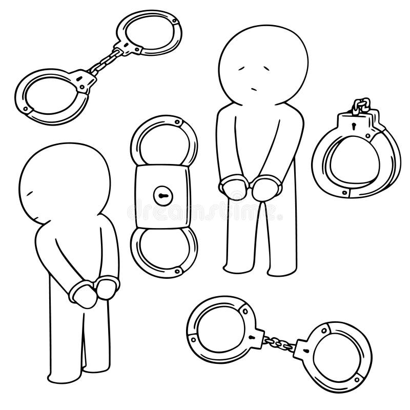 Ensemble De Vecteur De Menotte Illustration de Vecteur - Illustration ...