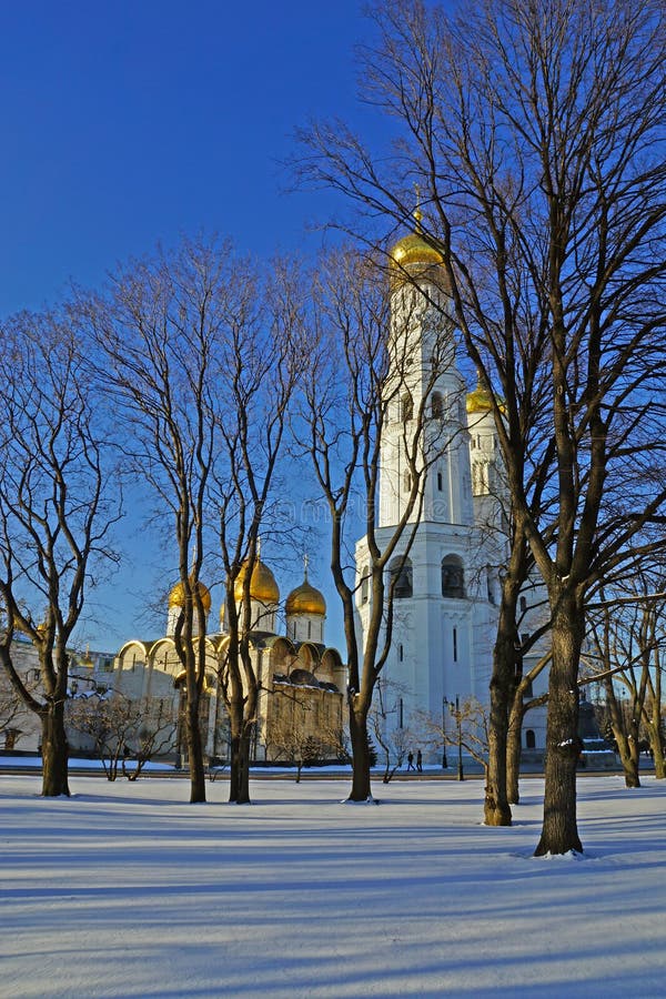 Ensemble of Moscow Kremlin, Russia Stock Photo - Image of outdoor ...