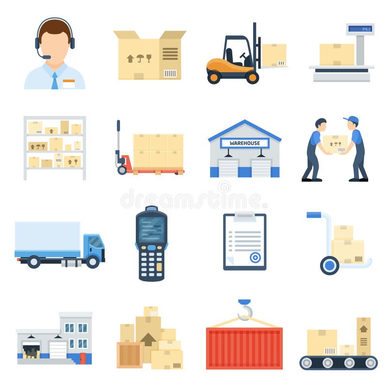 Icône D'entrepôt Ou Logo Symbole De Signe Isolé Illustration ...