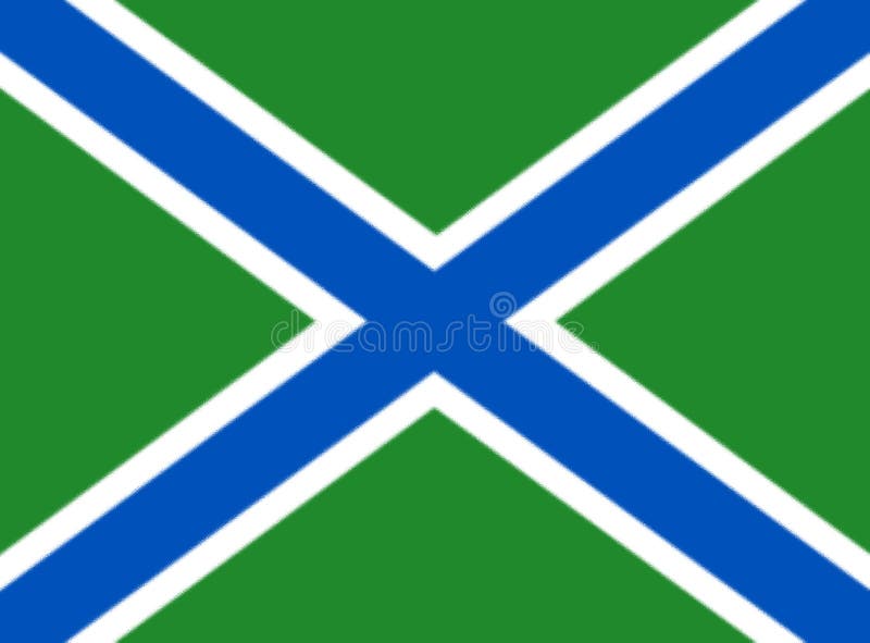 Glossy Glass Ensign of the Russian Border Guard Stock Illustration ...