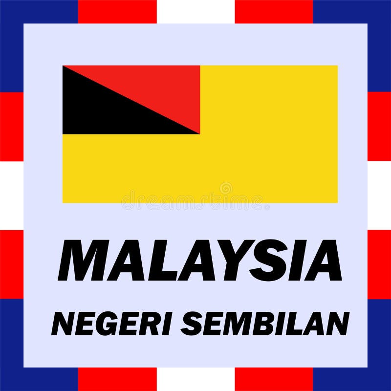 Ensigns, Flag and Coat of Arm of Malaysia - Negeri Stock Illustration ...