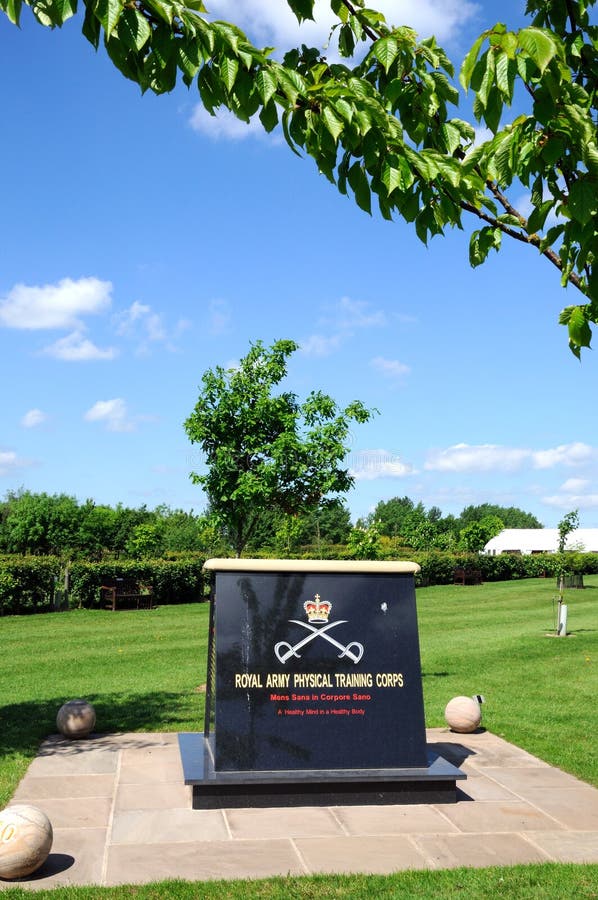 Royal Army Physical Training Corps Memorial , Alrewas. Editorial ...