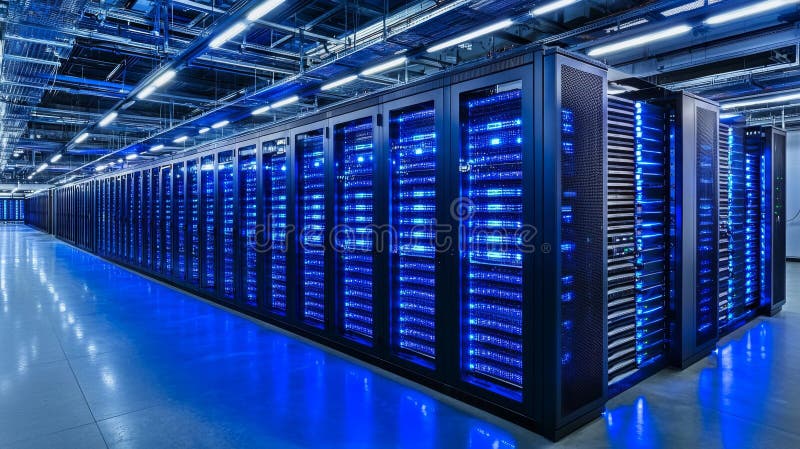 Ensure the Data Center S Interior is Safe with Lively Blue Lighting and ...