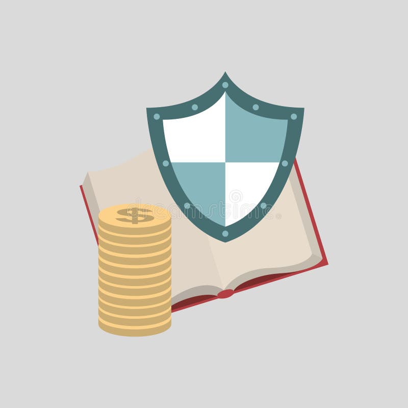 Ensure Protection Insurance Risk Stock Illustration - Illustration of ...