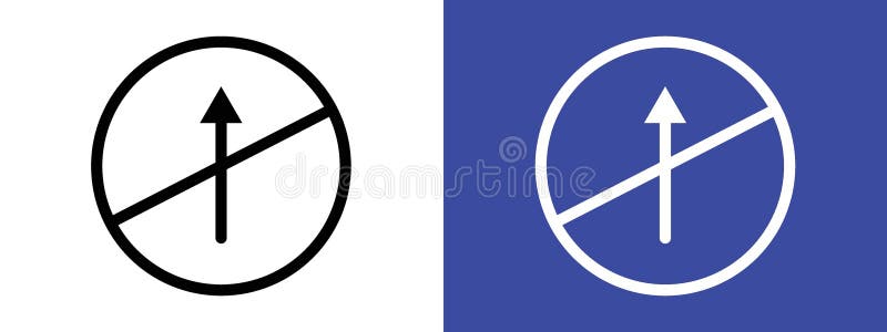 Ensure Restricted Access with this No Entry Sign, Featuring a Stop ...