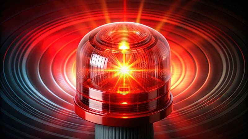 Rapid Flashing Strobe Lights a Critical Emergency Fire Alarm System for ...