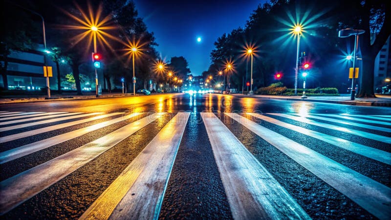 Ensuring Pedestrian Safety at Night a Striking Image of a LowLight ...