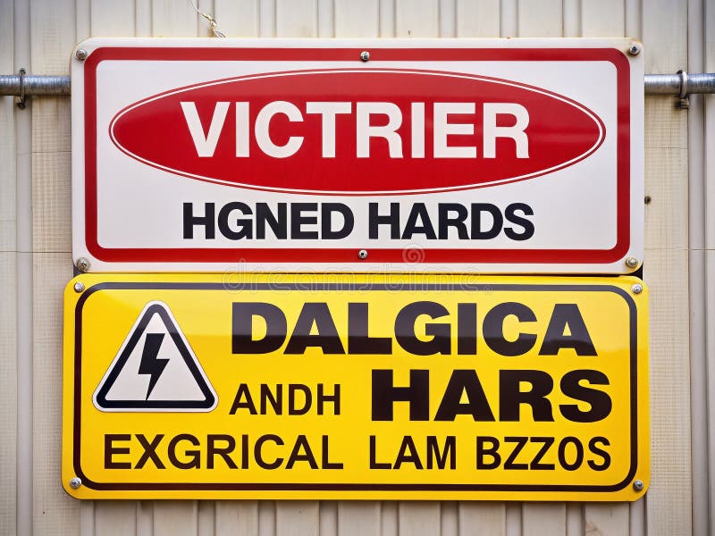 Electrical Substation Safety Crucial Warning Signs Highlight ...