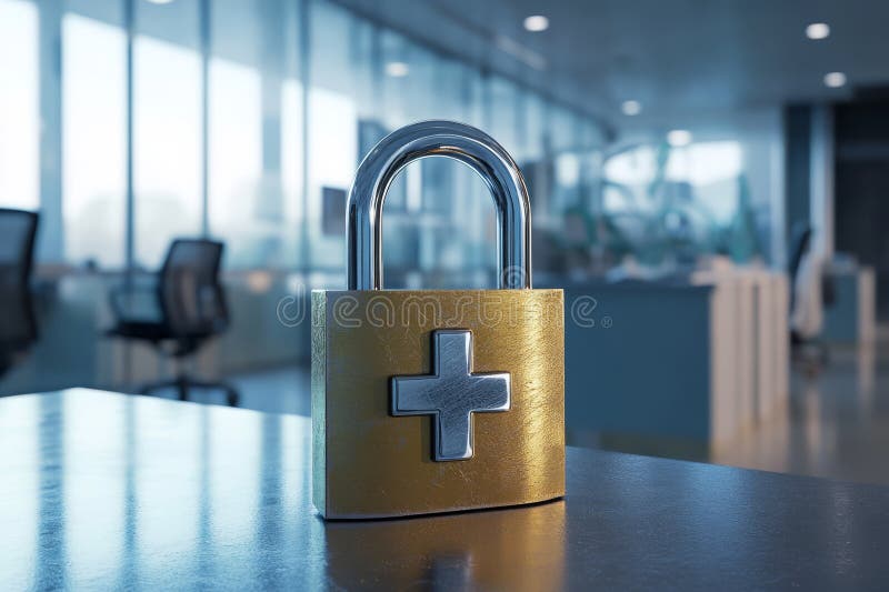 Ensuring the Security of Healthcare Data Utilizing a Padlock Icon in a ...