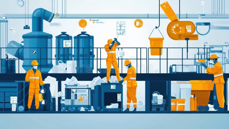 Paced Manufacturing Environment Stock Illustrations – 73 Paced ...