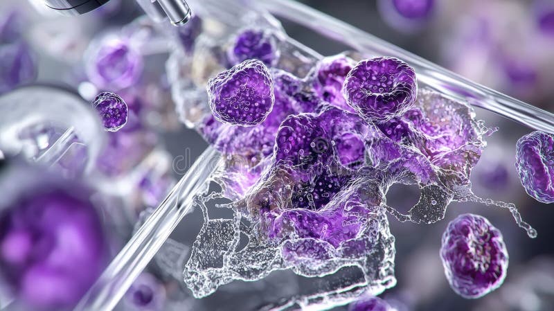 Entamoeba Histolytica Structure Closeup Laboratory Scientific ...