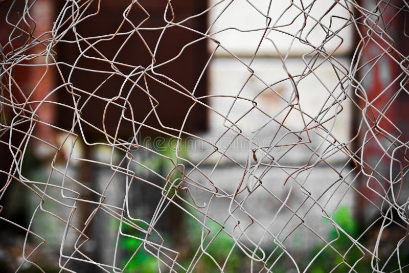 Entangled Metal Mesh is Close Stock Photo - Image of netting, abstract ...