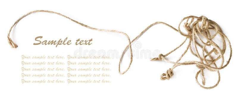 Entangled rope frame stock image. Image of frame, concept - 60267359