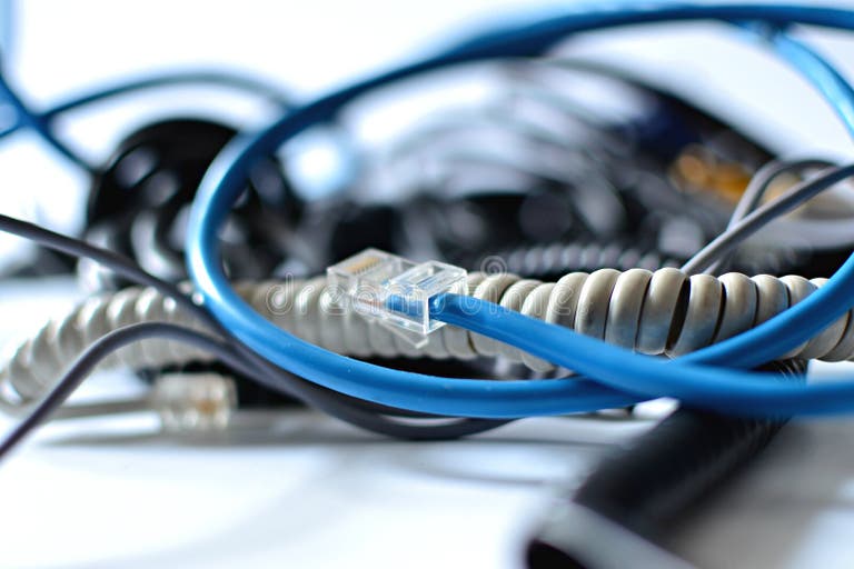 Entangled Wires stock photo. Image of wiring, bundle - 86316478