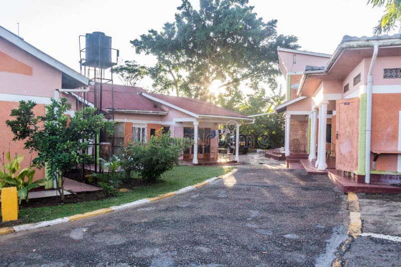 ENTEBBE, UGANDA - MARCH 28, 2020: View of Entebbe Backpackers Hostel ...
