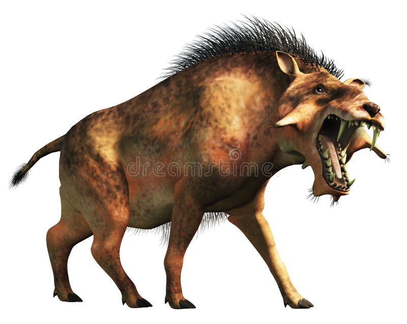 Entelodon stock illustration. Illustration of prehistoric - 181645408