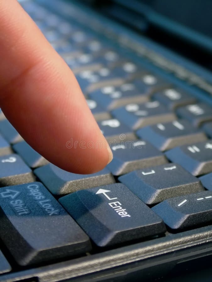 Enter_02 stock photo. Image of laptop, technology, keyboard - 252486