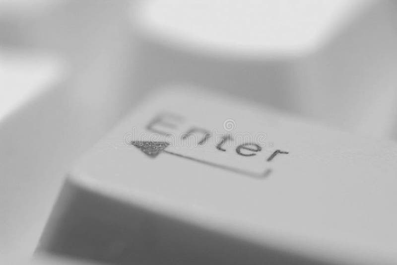 Enter stock photo. Image of closeup, concept, grey, keyboard - 2865578