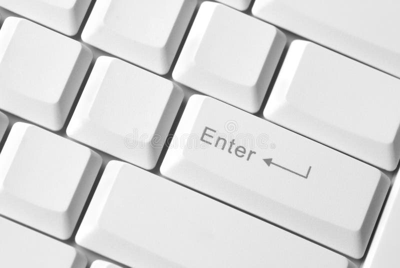 Enter stock photo. Image of white, concept, electronic - 3355756