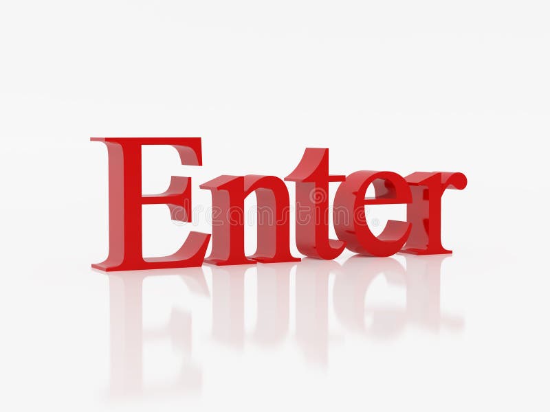 Enter stock illustration. Illustration of blog, symbol - 5204970