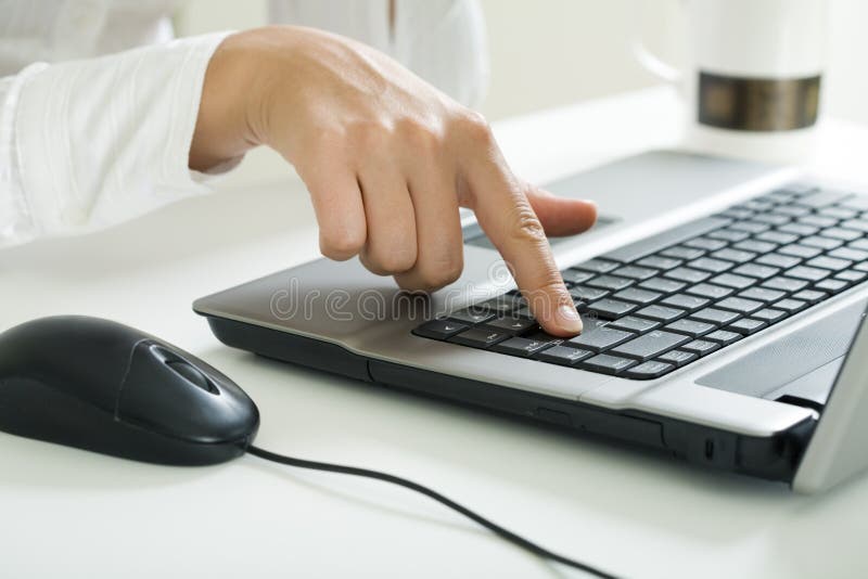 Enter stock photo. Image of data, black, keypad, hardware - 7346722