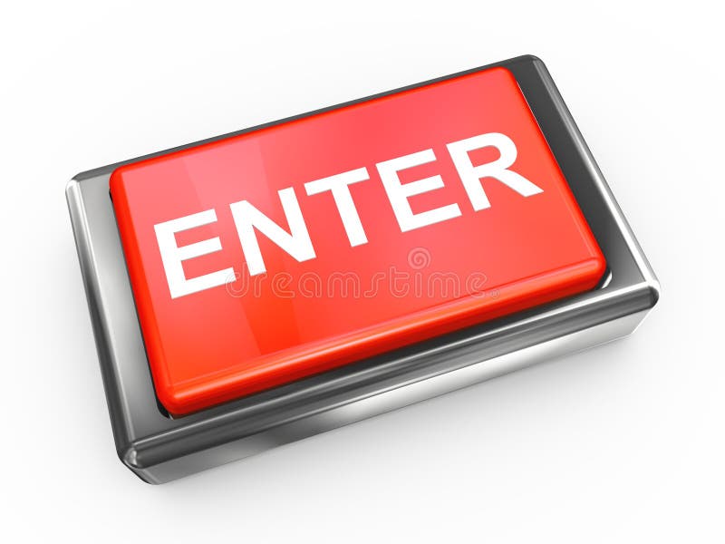 The ENTER button stock vector. Illustration of reload - 11783852