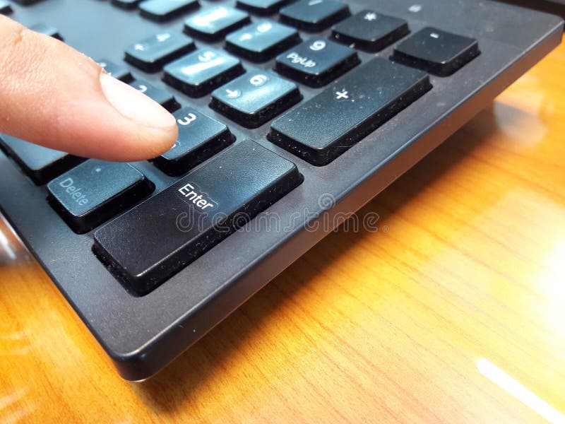 Enter Button on the Keyboard Stock Photo - Image of internet, keyboard ...