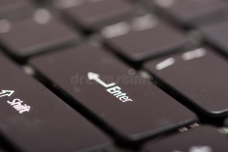 Enter Button on the Pc Keyboard Stock Image - Image of keyboard, button ...