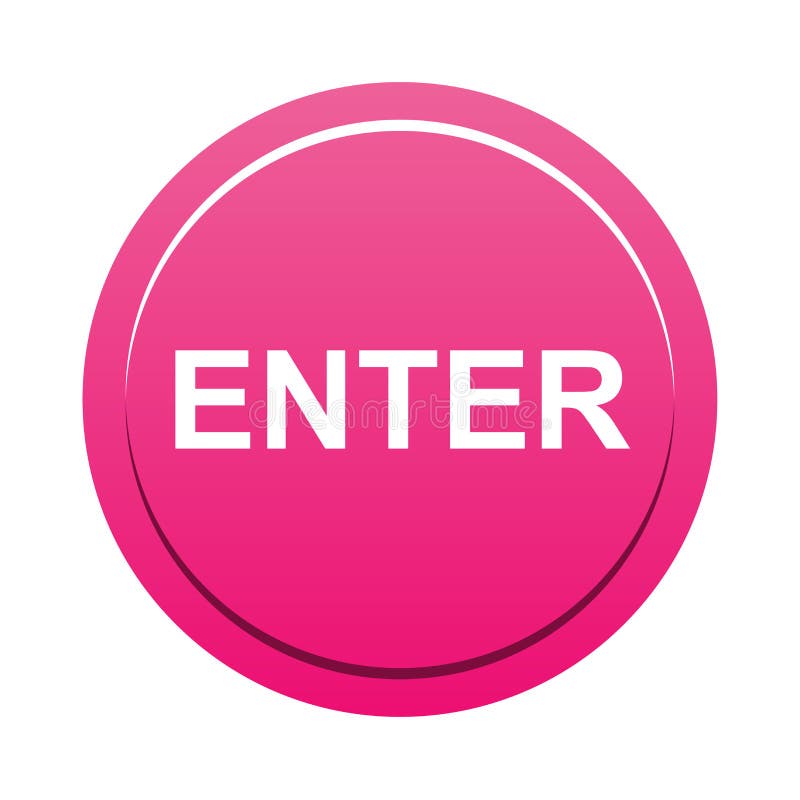 Enter button stock vector. Illustration of element, glossy - 157278035