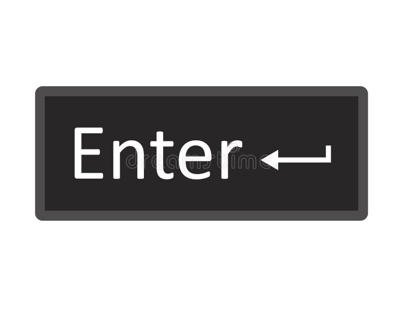 Enter Computer Key Button on White Background. Flat Style. ENTER Button ... Enter Computer Key Button on White Background. Flat Style. ENTER Button ...