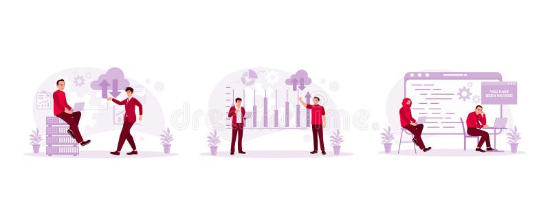 Enter Data into the Data Centre. Global Business Via Data Internet ...