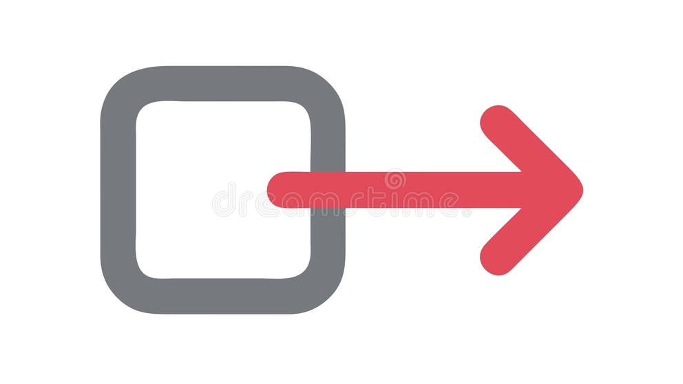 Enter or Exit Button Icon for Login Logout , Vector Design Generative AI Stock Vector ...