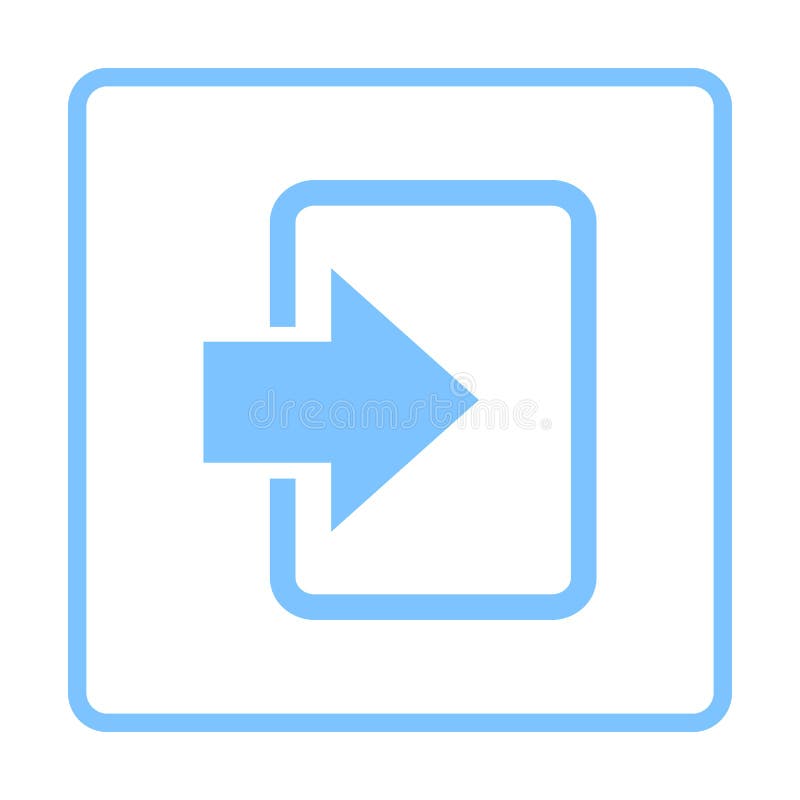 Enter Icon stock vector. Illustration of arrow, design - 148061850