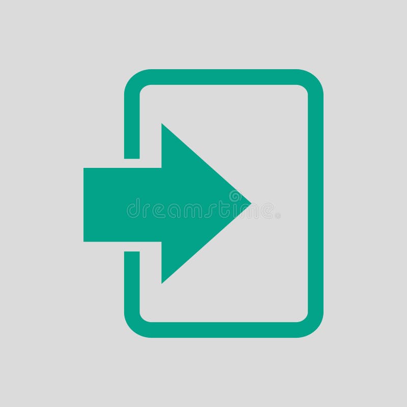 Enter icon, button stock vector. Illustration of navigation - 13093180