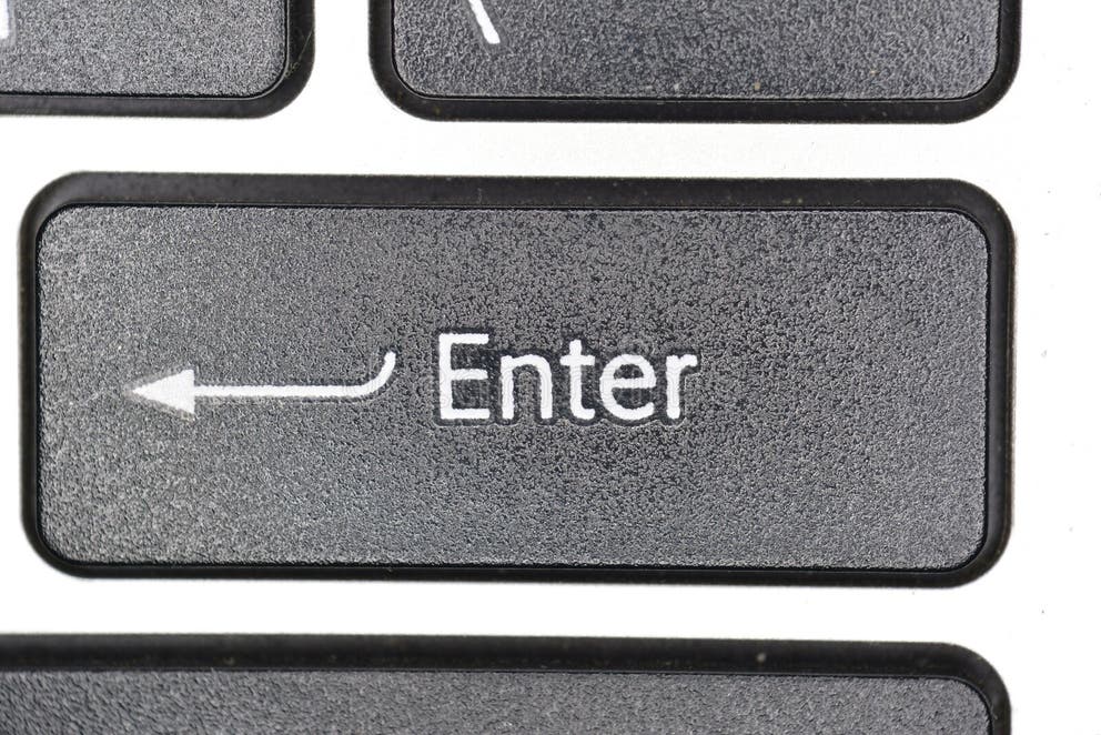 Enter key stock image. Image of technology, laptop, black - 68378319