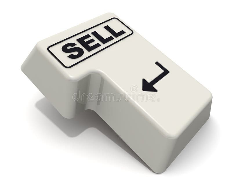 Keyboard, Buy and Sell Keys Stock Illustration - Illustration of ...