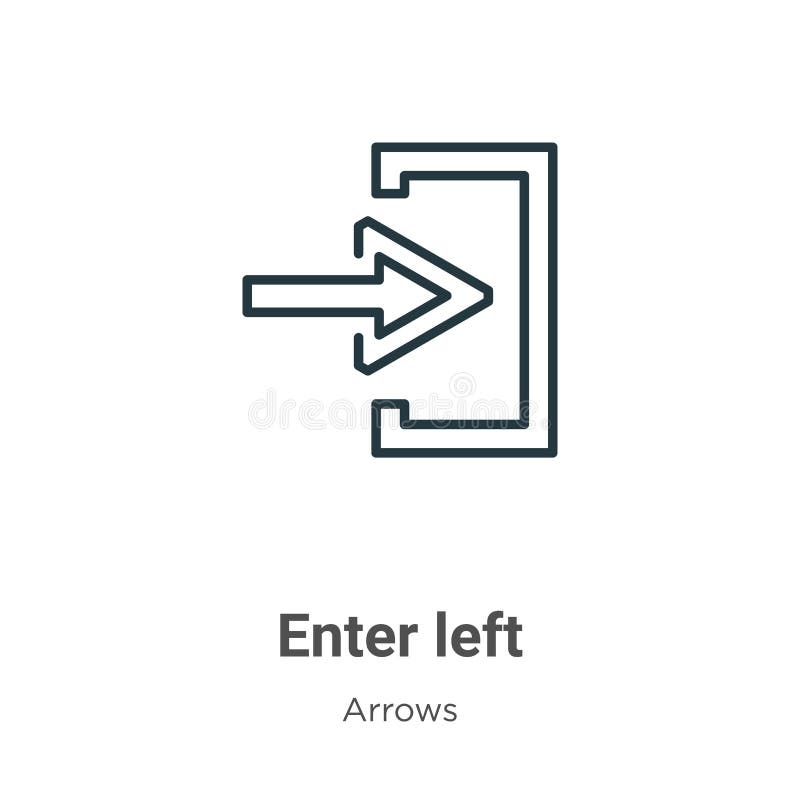 Right To Access Outline Vector Icon. Thin Line Black Right To Access ...