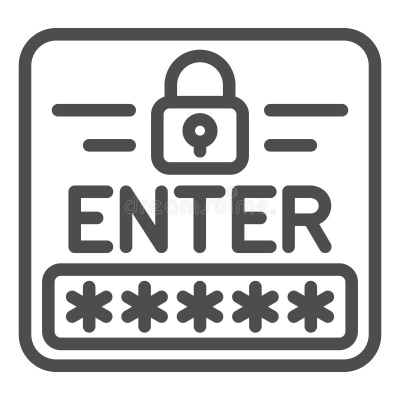 Locked Window Outline Stock Illustrations – 83 Locked Window Outline ...