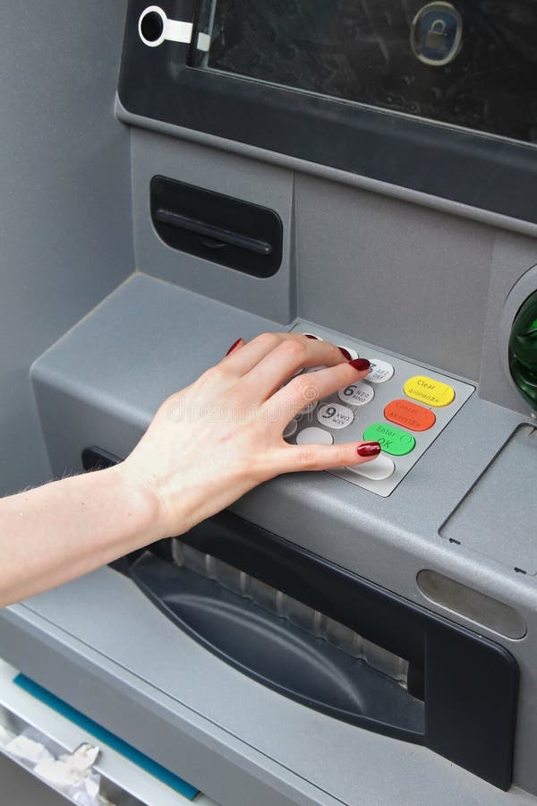 Enter pin atm stock photo. Image of money, finance, cash - 112819316