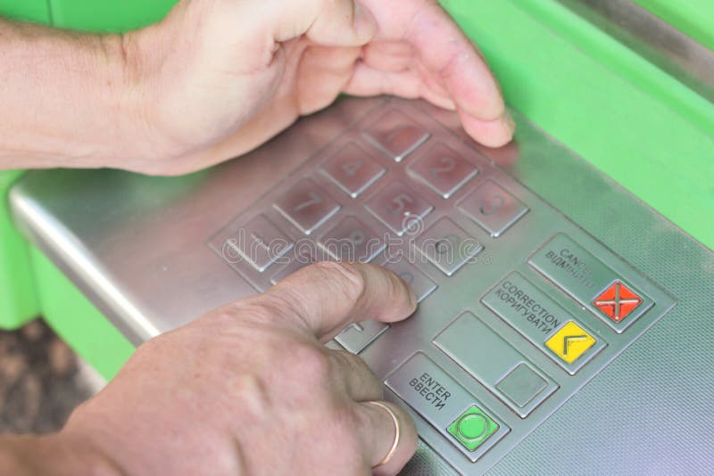 Enter the PIN stock photo. Image of customer, business - 56074034