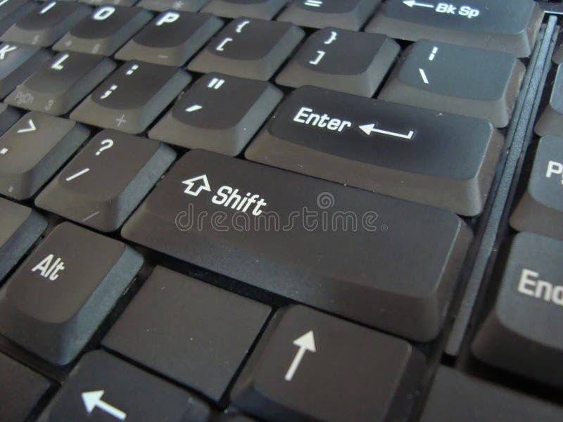 Enter a shift stock image. Image of computer, shortcut - 6431861