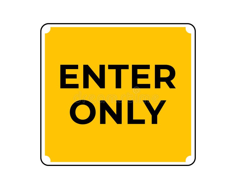 Enter Sign in Vector, Easy To Use and Print Design Templates Stock ...