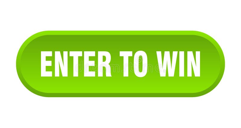 Enter To Win Button. Sticker. Banner. Rounded Glass Sign Stock Vector ...