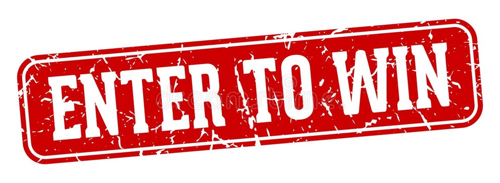 Enter To Win Rectangular Sign. Enter To Win Stamp Stock Vector ...