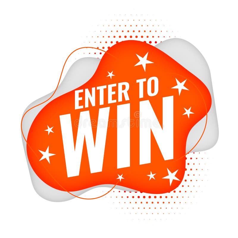 Enter To Win Special Lottery Background for Business Marketing Stock ...