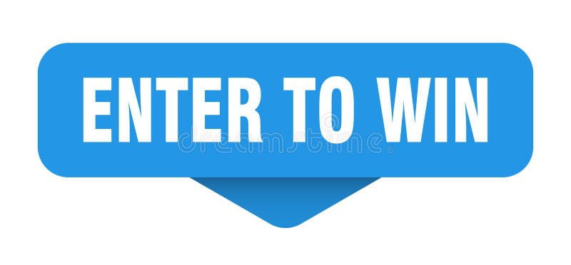 Enter To Win Sticker. Enter To Win Sign on Transparent Background Stock ...