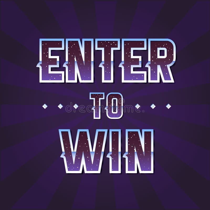 Enter To Win Vector Sign, Win Prize Stock Vector - Illustration of ...